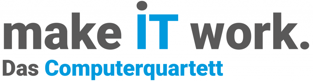 Das Computerquartett. – Das Startup make IT work.